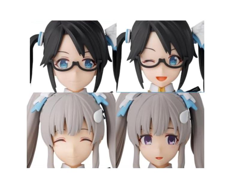 BANDAI SPIRITS(バンダイスピリッツ) 30MS アイドルマスター シャイニーカラーズ オプションヘアスタイル&amp;フェイスパーツセット(三峰結華/幽谷霧子) 色分け済みプラモデルTHE IDOLM@STER&amp; (C...