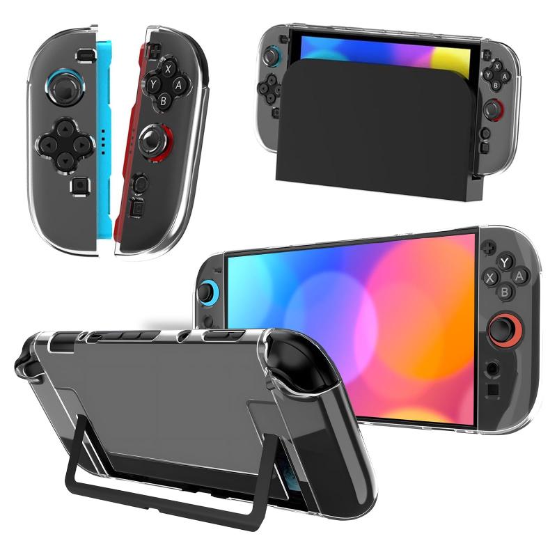 Elnicec switch 2 カバー【2026新登場】 Switch 2 カバー クリア カバー TPU Joy-Con(L)/(R) 分体式設計 着脱簡単 黄ばみなし 超薄 軽量 超耐衝撃 指紋防止 傷防止 全面保護 Switch 2...