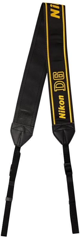 Nikon ネックストラップ 一眼レフ用 D6ロゴ AN-DC22 ブラック ANDC22Nikon D6ロゴ入りストラップ