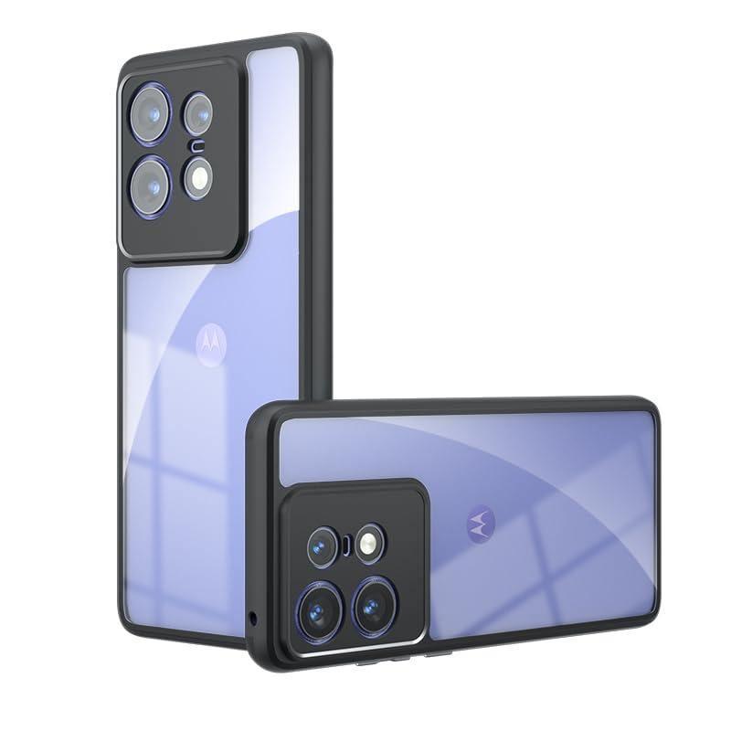 【TIFIYA】For Motorola moto edge 50 pro / 50s pro 用 ケース 衝撃吸収 TPU+PC 黄ばみなし スマホケース 傷つけ防止 軽量 カメラ保護 moto edge 50 pro 対応 カバー 落下...