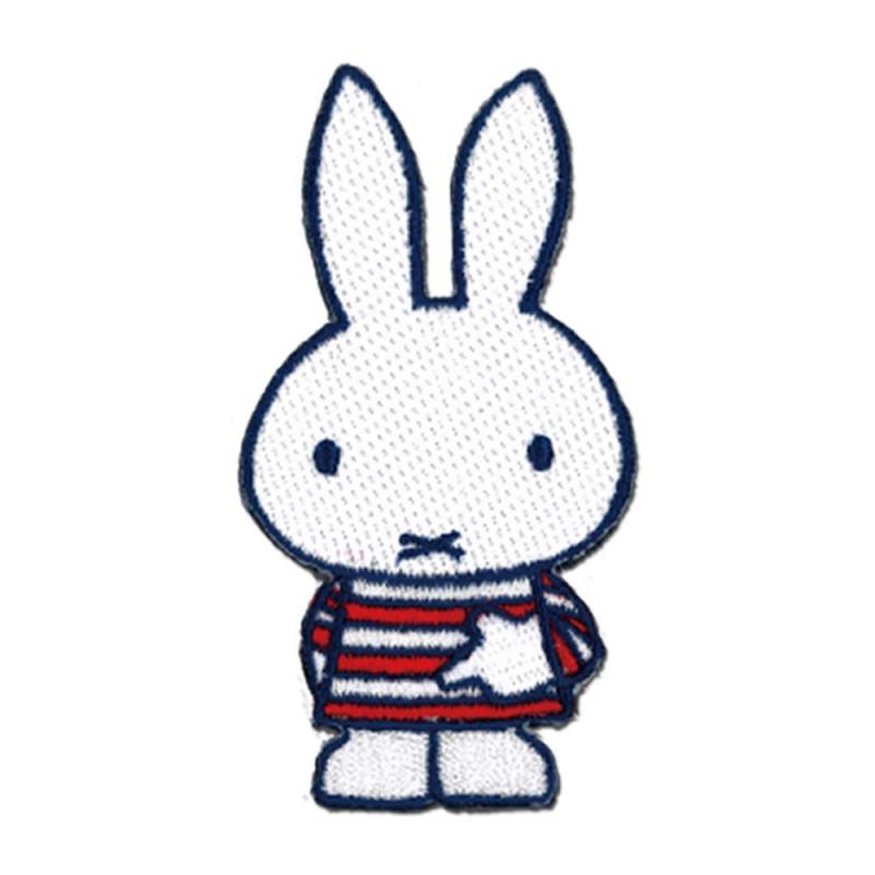 ミノダ miffy しましま ワッペン ミッフィー D02Y9820<b>本体サイズ :</b>約W40mm×H75mm