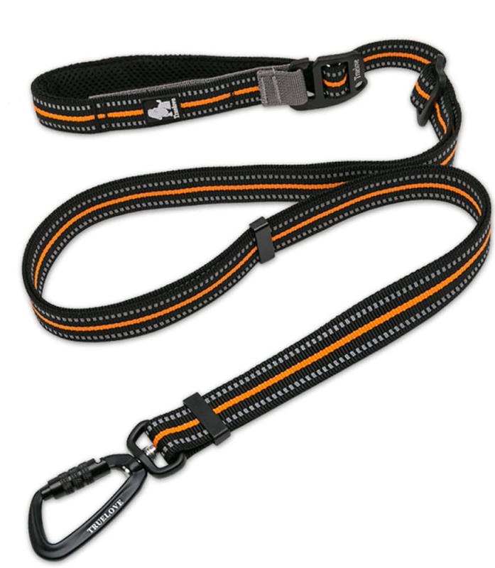 cocomall 犬 犬用 1本で色々使える多機能リード 調節できる 小型、中型、大型犬用 訓練用 ロングリード ペット用品 3M反射材料 ナイロン製 通気性 調節可能 メッシュペット (オレンジ)【独創性】人間用の山登り用品と同じくアルミ...