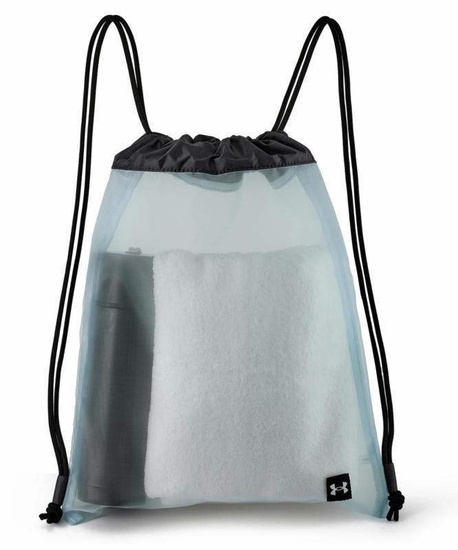 [Under Armour] UA Mesh Pool Sackpackナイロン100%張りのあるメッシュを採用ウーブンラベルロゴW31cm×H40cm1.2Lフィリピン