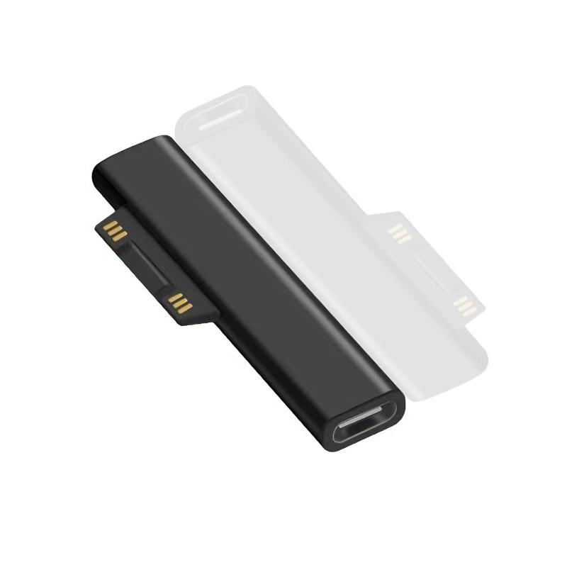 Mirhua USB-C回転Surface Pro急速充電：Surface Laptop 1/2/3/4/5、Bookとタブレットに適合し、15 V/3 A 65 W PD Type-C充電器を組み合わせる必要があり、同様にSurface ...