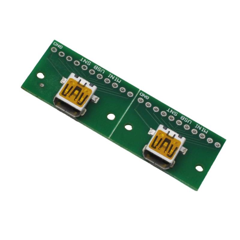 WLGQ USB 2.0 MINI B 10ピン - PCBボードプラグインテストソケット2個。パッケージには2つの製品があります。USBデータケーブルテスト、DIY電子製品に適しています。USB コネクタ端子間の距離が小さすぎるため、手動...