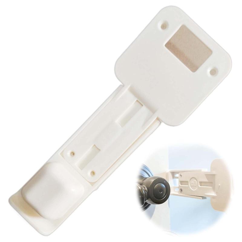 PAVIKE 猫 ドア 猫ドア ドアストッパー 取付簡単 日常の換気 固定ドア ドアが閉まらないように ねこ 犬 ペットドア ドアロック ペット ドア ストラップ ドアストッパー 室内 (ホワイト)【商品仕様】セット内容：猫ドアストッパー*...