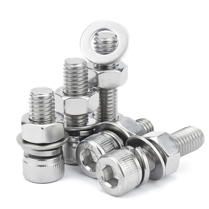 ステンレス鋼 六角穴付ボルトM10 全ネジ ねじボルト ナット フラット ロックワッシャーキット 完全ねじ込み材質: ステンレス鋼製で、優れた耐食性と耐久性を備えています規格サイズ: 六角穴付ボルトで、精密な作業に最適な寸法設計セット内容:...