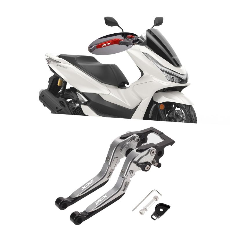 GoGoDDJP For PCX125 PCX160 PCX160ABS pcx125 pcx160 pcx160abs 2025 2024 2020-2023ブレーキレバー、パーキング機能、ハンドブレーキ、調整可能なハンドルバー、折りたた...