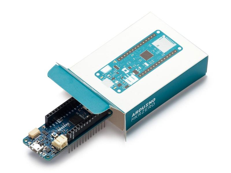 Arduino MKR Zeroボード [ABX00012] SAMD21 Cortex-M0+ 32ビットARM MCU、音楽再生用SDカードスロット内蔵、デジタルI/Oピン22個、PWM出力12個、256KBフラッシュ、32KB SRA...