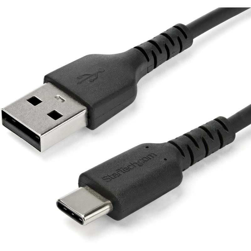 StarTech.com USB-A - USB-C ケーブル/2m/USB 2.0/急速充電・データ転送/アラミド繊維補強/オス・オス/ブラック RUSB2AC2MB高耐久性：アラミド繊維で補強したUSB-A - USB-C ケーブル。頑...