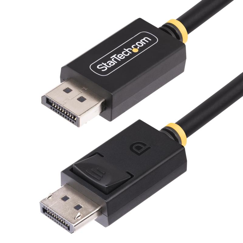 StarTech.com DisplayPort 2.1ケーブル／2m／8K60Hz 4K144Hz／40Gbps／VESA／オス-オス／モニターケーブル DP21-2M-DP40-CABLE高性能：UHBR10対応DisplayPortデ...