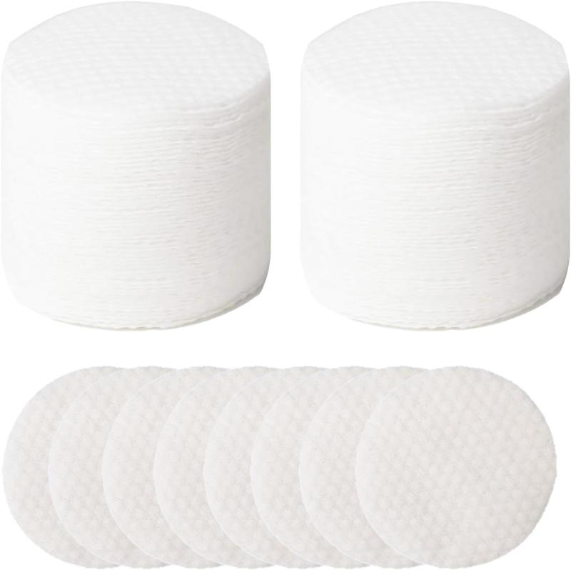 Mirhua コットン 丸型 ふきとり用 化粧水用 拭き取り 詰め替え 毛羽立たない 凹凸エンボス 薄型 多用途 敏感肌用 スキントナーパッド【製品仕様】サイズは60*60mmで、200枚が1パックに収められています。日常の肌拭き取りやトナ...