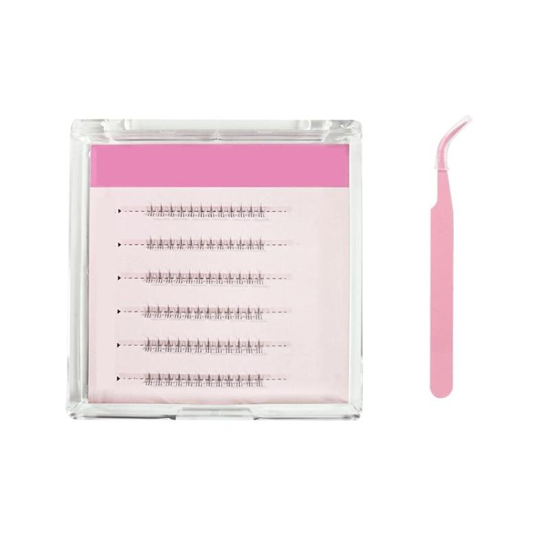 FANGCUU つけまつげ 部分用 グルー不要 まつげ ナチュラル 単束 日常 素顔 メイク 初心者向け リアルタイプ 簡単装着 長持ち 自然 目元 ボリュームアップ ノーグルー設計 軸なし【のり不要・単束タイプ】接着剤を使わずに自由に組み...