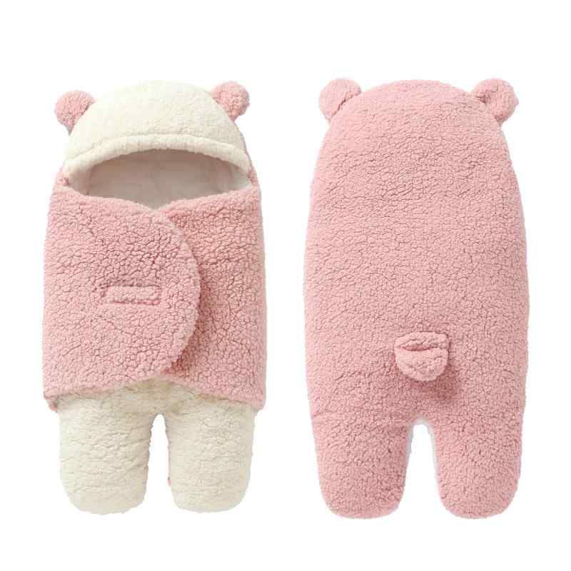 [MOONMN] ベビーおくるみ 赤ちゃんおくるみ 新生児おくるみ ベビー服 ベビー寝袋 出掛け 見た目は可愛い 冬 新生児着ぐるみ 抱っこ布団 足付き 出産祝い 防寒 暖かい 柔らかい 綿 コットン フ【肌に優しい赤ちゃん専用おくるみ】安...