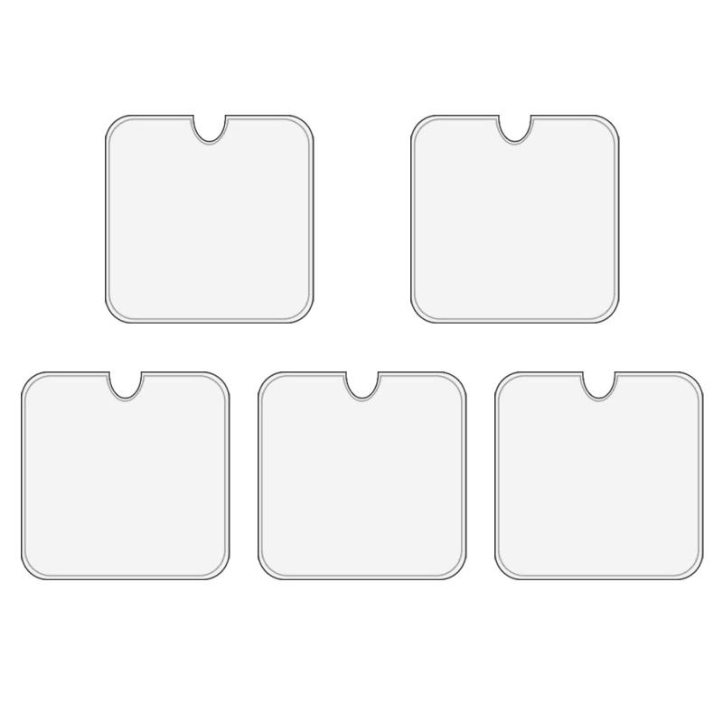 [YANYULI] アクリルキーホルダー カバー 5枚セット 高い透明性 汚れや傷から守る 便利な収納アイテム 収納 痛バッグ 収納ケース 缶バッジの保護1.内容物：5個入り。 サイズ：約7.5*7.5cm。2.材質：PVC。3.バッジが汚...