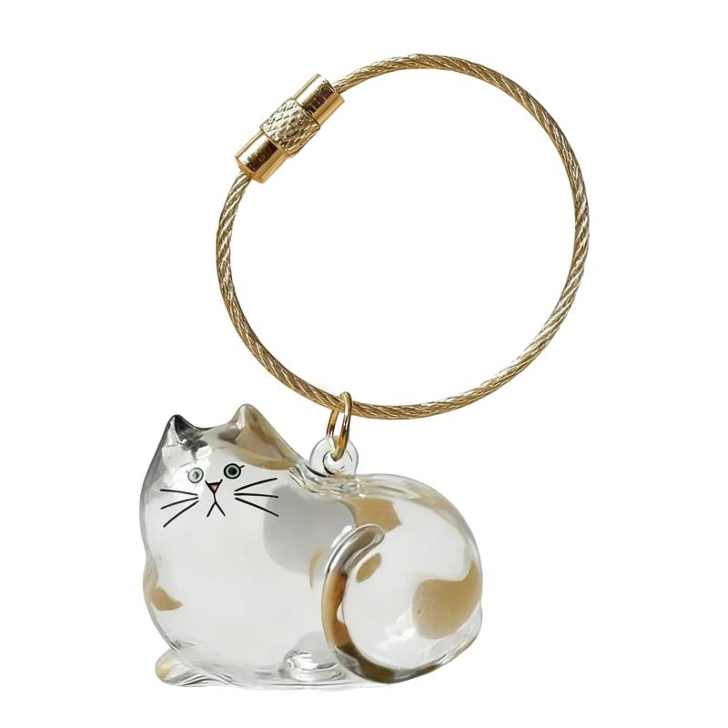 猫 犬 ペット毛 保存ボトル キーホルダー メモリアル用品 遺毛 ケース 透明 携帯用 思い出グッズ 1/6個セット ひげ・抜け毛収納 猫の毛入れ 持ち運び 供養アクセサリー【ペット毛を永遠に保存】透明アクリルボトルに愛猫の抜け毛やひげを収...