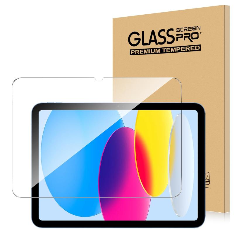 For iPad 第11世代（A16）2025//iPad 12世代（2026）/第10世代 2022 フィルム 11インチ ガラスフィルム 強化ガラス 9H硬度 耐衝撃 全面保護 高透過率 指紋防止 取り付け簡単 防水 気泡ゼロ【対応機種...