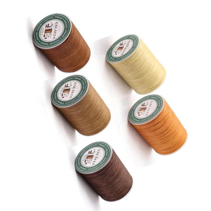 蝋引き糸1mm ロウビキ ワックスコード 丸い蝋引き紐 レザークラフトとマクラメ用12色セット 手縫い 編み 手芸 紐 DIY 糸 ろう引き糸🧵【高品質ワックスコード】　糸の中にしっかりロウが入っているので、通常のナイロン糸...