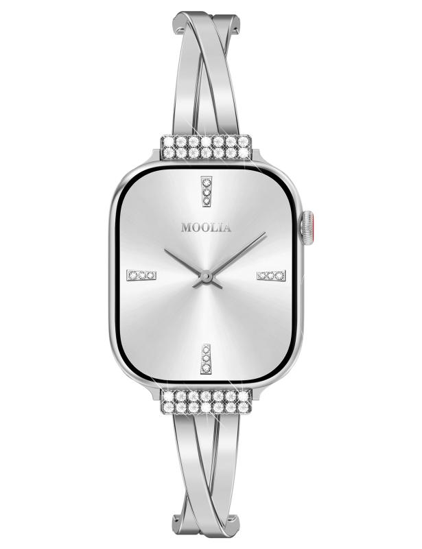 コンパチブル Apple Watch バンド メタル バングル 38／40／41／42／44／45／46／49mm アップルウォッチ バンド キラキラX型 細い あっふウォッチ 交換ベルト レディース おしゃれ かわいい 金属ベル【ユニーク...