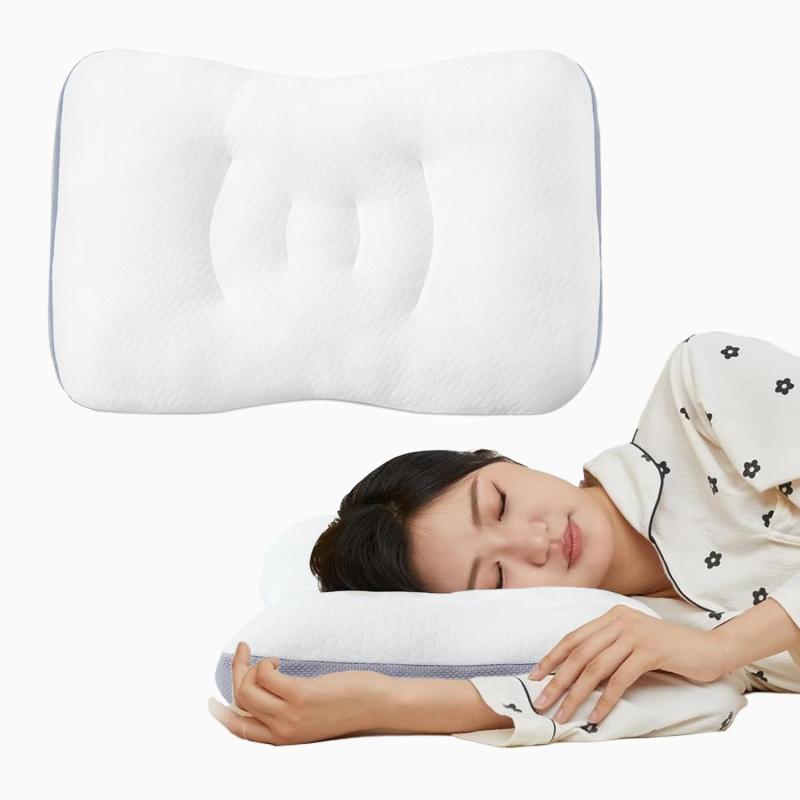 CozySleep 枕 低反発 まくら 低め 5cm 低い枕 子ども枕 首肩フィット 【首や肩の負担を減らし】 わた枕 柔らかい 首が痛くならない 安眠枕 快眠枕 学生枕 来客用 寝返り 横向き寝 仰向け寝 うつ【革新的な「ボール綿技術」】...