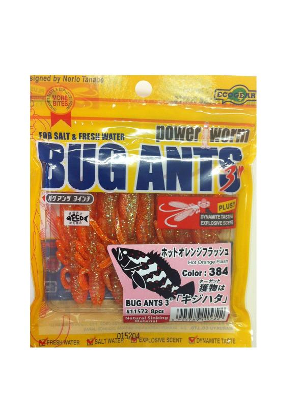 エコギア(Ecogear) ルアー バグアンツ 3インチ #384 11572全長:82mm入数:8本サイズ:3インチパッケージ重量: 0.04 kg