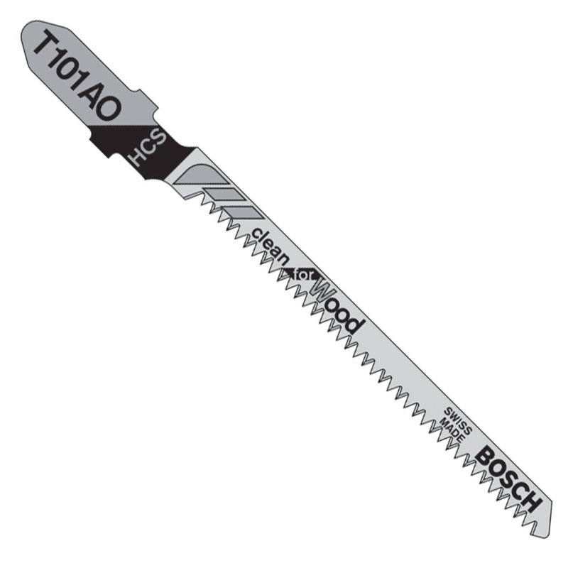 BOSCH(ボッシュ) 木工用ジグソーブレード5本組 T-101AO全長:76mm有効長:56mm刃厚:1.25mmシャンク:ボッシュタイプ製造国:スイス掲載した製品やアクセサリー等は、改良のため予告なく仕様及び外観等を変更する場合があります