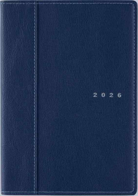 高橋 手帳 2026年 B6 ウィークリー シャルム 5 ネイビー No.355 （2026年 1月始まり）【商品詳細1】サイズ：幅13.4×高さ18.9cm　　【記入欄】●月間ページ…ブロック式　●週間ページ…バーティカル式（土日均等の記...