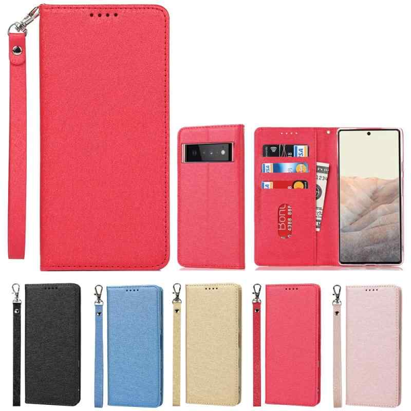 Eastwave for Google Pixel 6 Pro ケース 手帳 財布型 for Google Pixel6 Pro ケースカバー for Pixel 6pro 手帳型ストラップ付き PU皮革 明るい色 内蔵マグネット 携帯カバ...