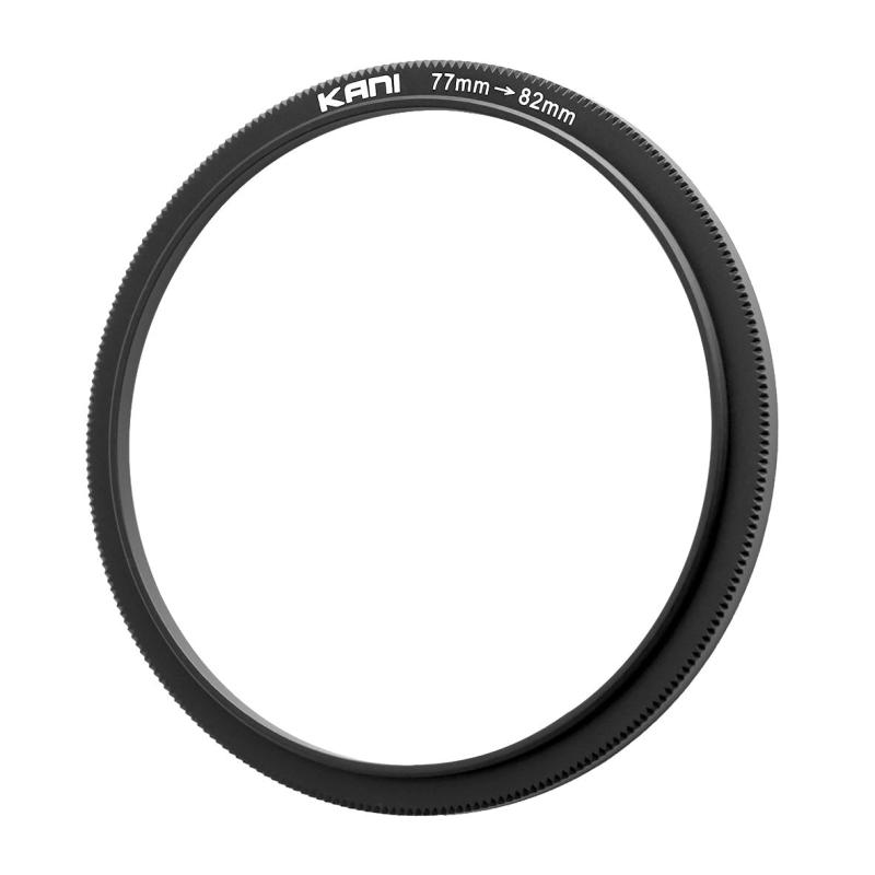 KANI 77-82mm フィルター径変換アダプター ステップアップリング 薄枠 ローレット付 フィルターアクセサリ アルミ製 804839レンズ側のフィルター枠径よりも大きな径のフィルターが取付可能に外周部にローレット加工を施し、着脱操作...