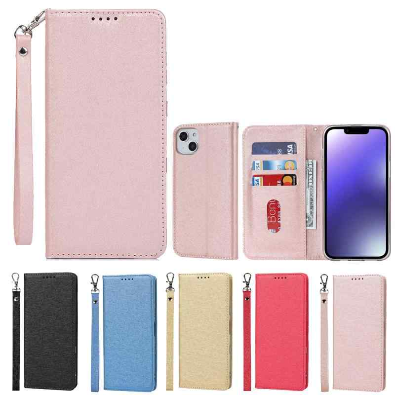 アイフォン 14 ケース for iPhone 14 手帳型 ケース for iPhone14 case for iPhone 14 手帳 財布型ストラップ付き 明るい色 PU皮革 内蔵マグネット 携帯カバー カードポケット スタンド機能 ...