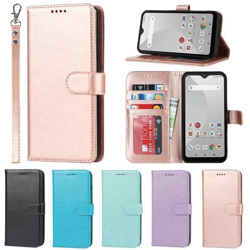 Eastwave for Arrows We FCG01 F-51B ケース for Arrows We F-51B 手帳型 for ArrowsWe 財布型 カバー ストラップ付き PUレザー カード収納 横置きスタンド 機能 明るい色 ...