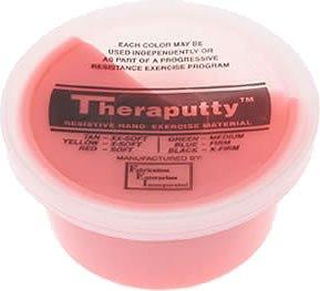 CanDo トレーニング用シリコンパテ セラパテ 赤(ミディアムソフト)商品サイズ (幅×奥行×高さ) :80x80x40内容量:1個