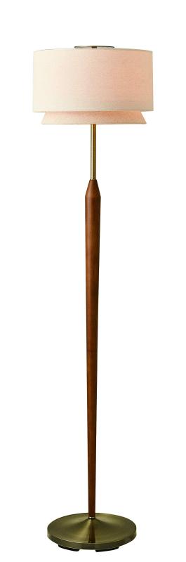 インターフォルム フロアライト スタンドライト LT-3974 スヴァンテ LED電球付 北欧 ナチュラル【商品の概要】 ミッドセンチュリーを彷彿とさせるシックでオーソドックスなデザインのフロアライトです。緩やかに厚みを変える支柱と、2枚の...