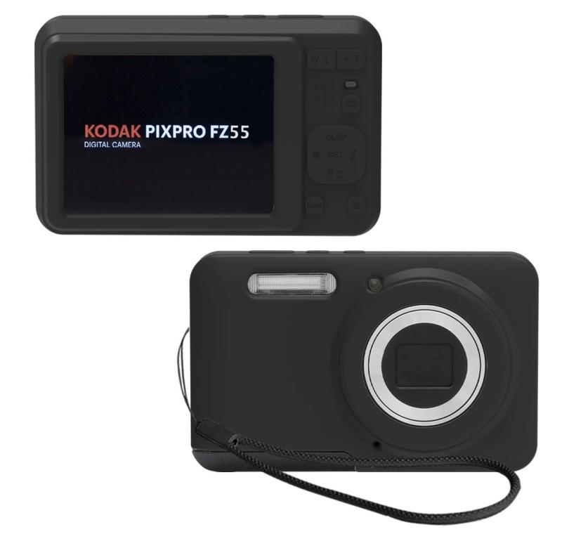 Kodak PIXPRO FZ55 対応 シリコンカバー【LAZIRO】Kodak PIXPRO FZ55 ケース シリコン素材 柔らかい 頑丈 着装まま充電可能 衝撃吸収 防水 防塵 軽量 落下防止 Kodak PIXPRO FZ55 用...
