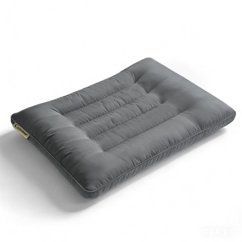 CozySleep 枕 低め 首が痛くならない 低い枕 首や肩の負担を軽減 自然な姿勢を保てる 安眠枕 高さ調整可能 洗える ふわふわ柔らかい触感 高密度生地 立体構造 マイクロファイバー綿1