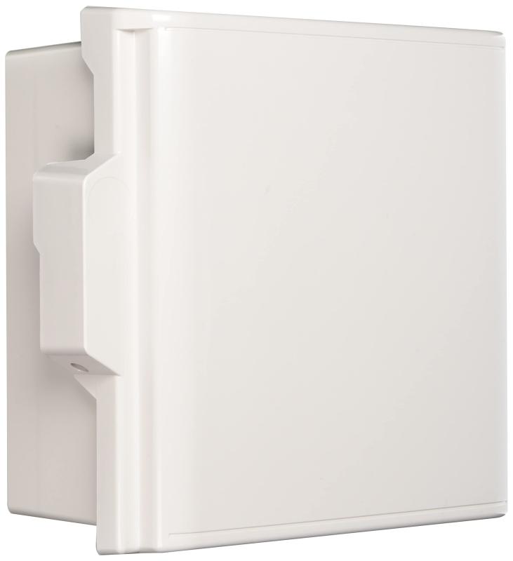 日東工業 プラボックス P10-22A 色彩:ホワイトグレー色(5YR8.5/0.5)●シンプルな汎用樹脂製ボックス(P)です。<br>●シンプルなデザイン、色彩でさまざまな取付場所に適しています。<br>●ポール取...
