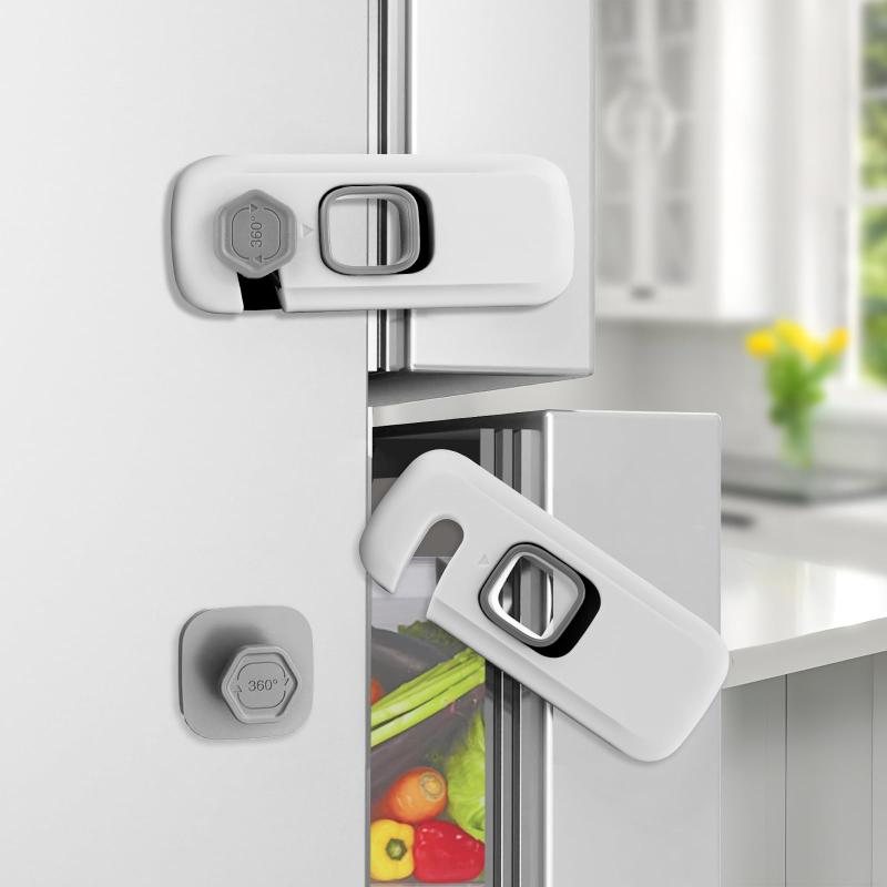BECOMTO Childproof Refrigerator Lock