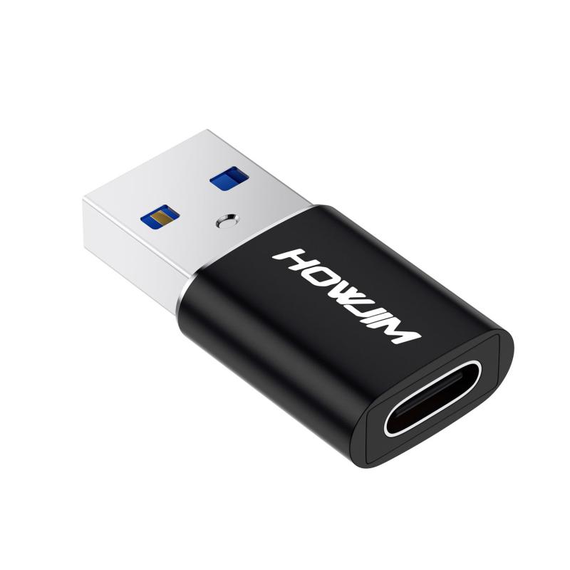 HOWJIM USB Type-C 変換アダプタ QC3.0 急速充電 5Gbps 高速データ転送 OTG機能 Type C (メス) to USB 3.0 (オス) 変換アダプタ タイプC 変換 Ma-c Book Pad Pro Pho...