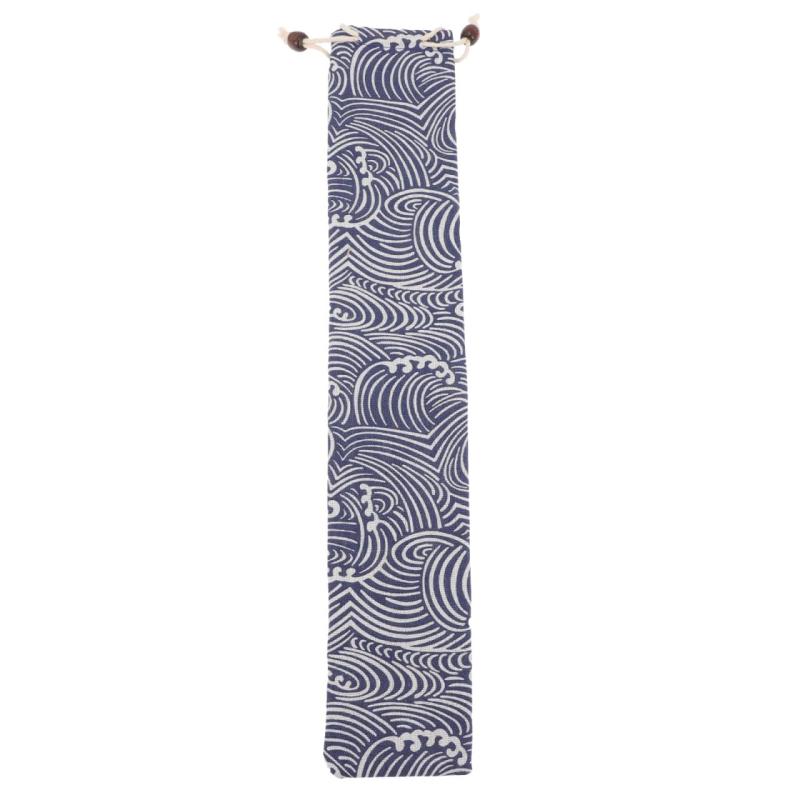 ibasenice ドラムスティック ケース 和風 巾着 袋 和太鼓 バチ袋 バチ入れ 収納 軽量 ポリエステル マイバチ 持ち運び 練習 ライブ スタジオ プレゼント【粋な和風デザイン】日本の伝統美を感じさせる 和柄 テイスト。ドラムステ...