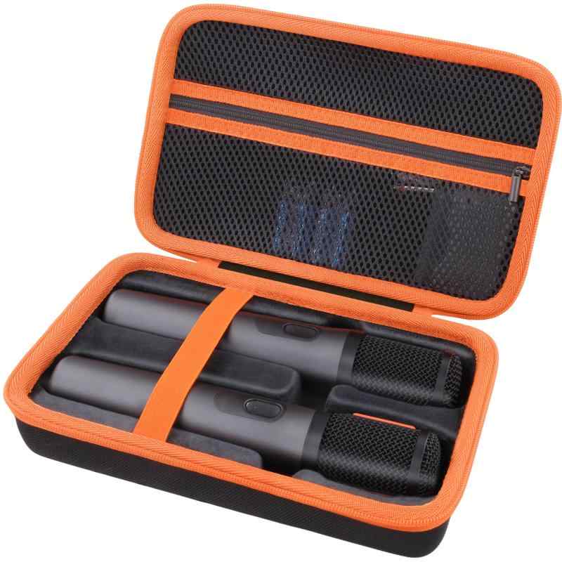 JBL PartyBox Wireless Micと互換性のある ワイヤレスマイク co2CREA専用収納ケース，ブラック（ケースのみ）【ぴったりフィット】ケースは、JBL PartyBox Wireless Micのために特別設計されてお...