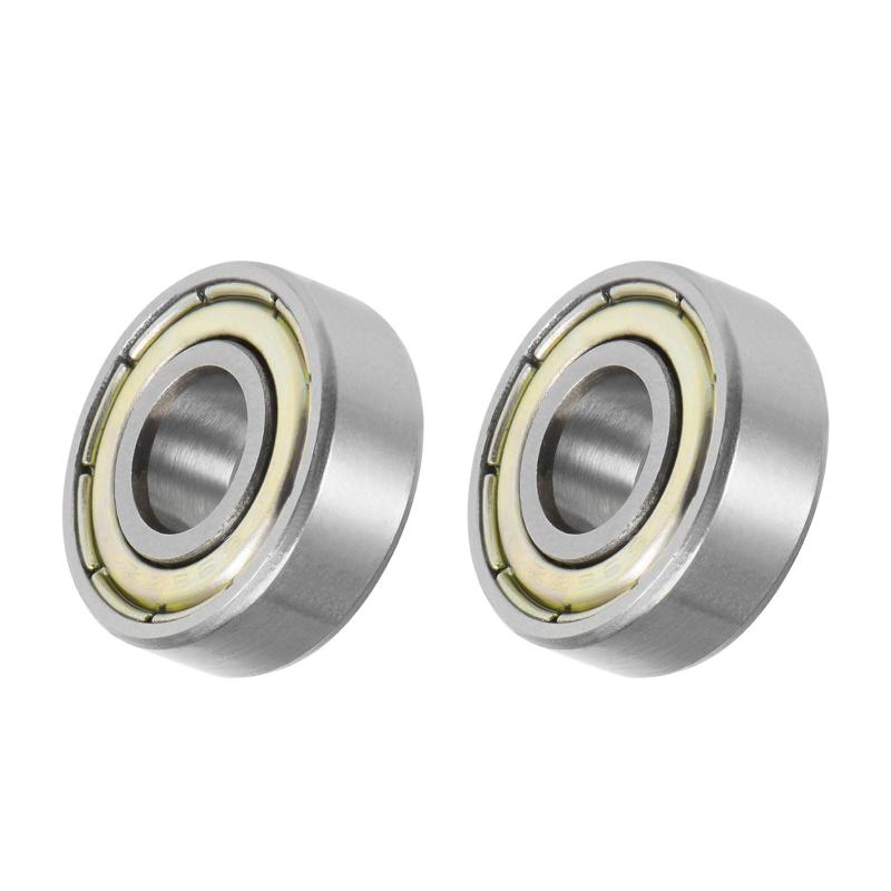 METALLIXITY 深溝玉軸受、工業用マイクロモーター用炭素鋼ダブルシールド工業用ベアリング[1]:電気モーター、ポンプ、発電機、ギアボックス、エンジン、その他の回転機械に適しています。 当社のベアリングは、産業、自動車、農業、建設、そ...