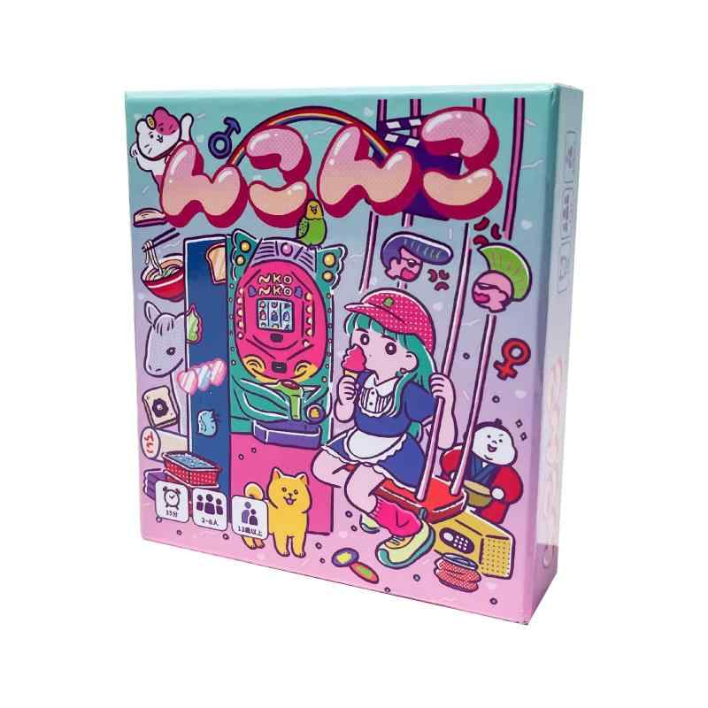 モザイクがかり んこんこ 【ボードゲーム】・対象性別：男女共用・対象年齢：13歳～・プレイ人数：2～8人 / プレイ時間：15分・主な製造国：中国