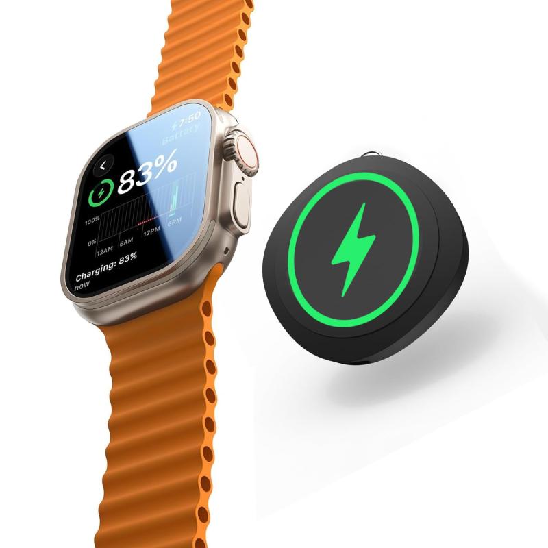 アップルウォッチ 超強磁力 充電スタンド 急 速 ワイヤレス充電 持ち運び i-Watch Series 1-10 全シリーズ/Air-Pods/Galaxy Watch/Pixel watchに対応