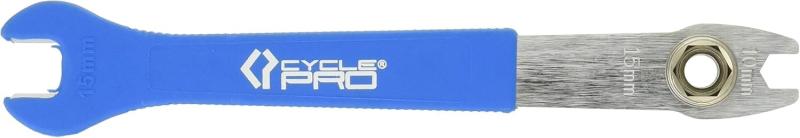 CYCLE PRO(サイクルプロ) ペダル&amp;BOXレンチ[CP-TL161SP] 10mm &amp; BOX(14mm/15mm)ピストのメンテナンスに最適なツールハブバット、ペダル、チェーンまでこれ1つでOK14/15ボックスレ...