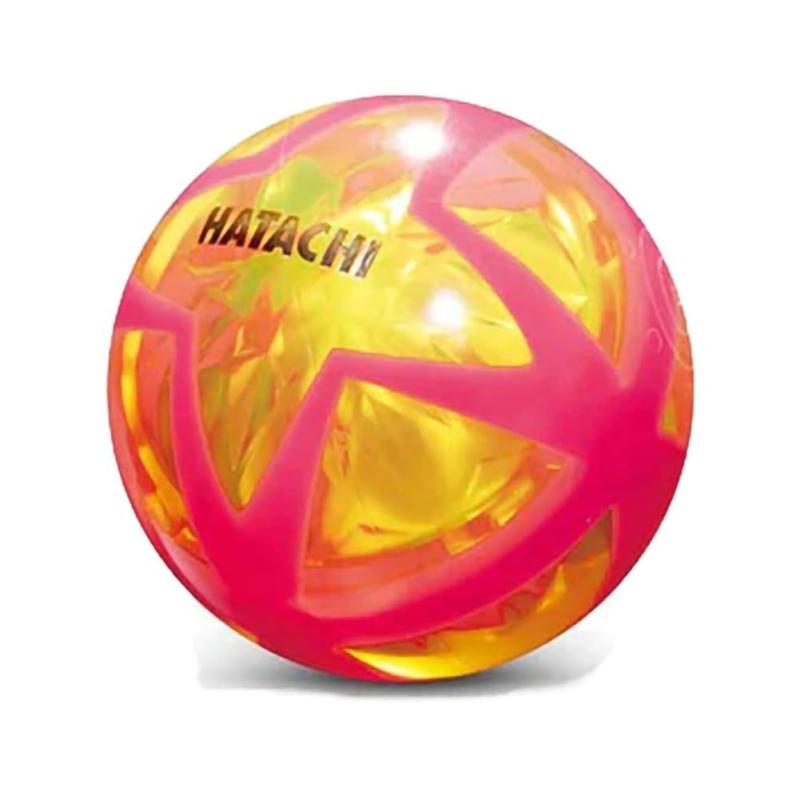 ハタチ(HATACHI) グラウンドゴルフボール エアブレイド流星 イエロー 約φ6cm BH3806サイズ:約φ6cm重さ:約93g素材:特殊合成樹脂カラー:イエロー部門名: ユニセックス大人