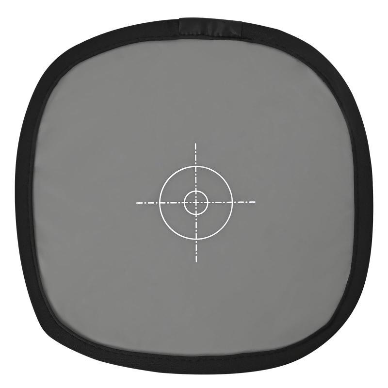 Lightdow 18% グレーカード 30x30CM 折りたたみ可能 ホワイトバランスグレーパネル 両面デザイン フォーカシングプレート ニュートラル 反射グレーカード カメラ撮影用フォーカス 撮影補助 キャ【両面デザインなグレーカード】...