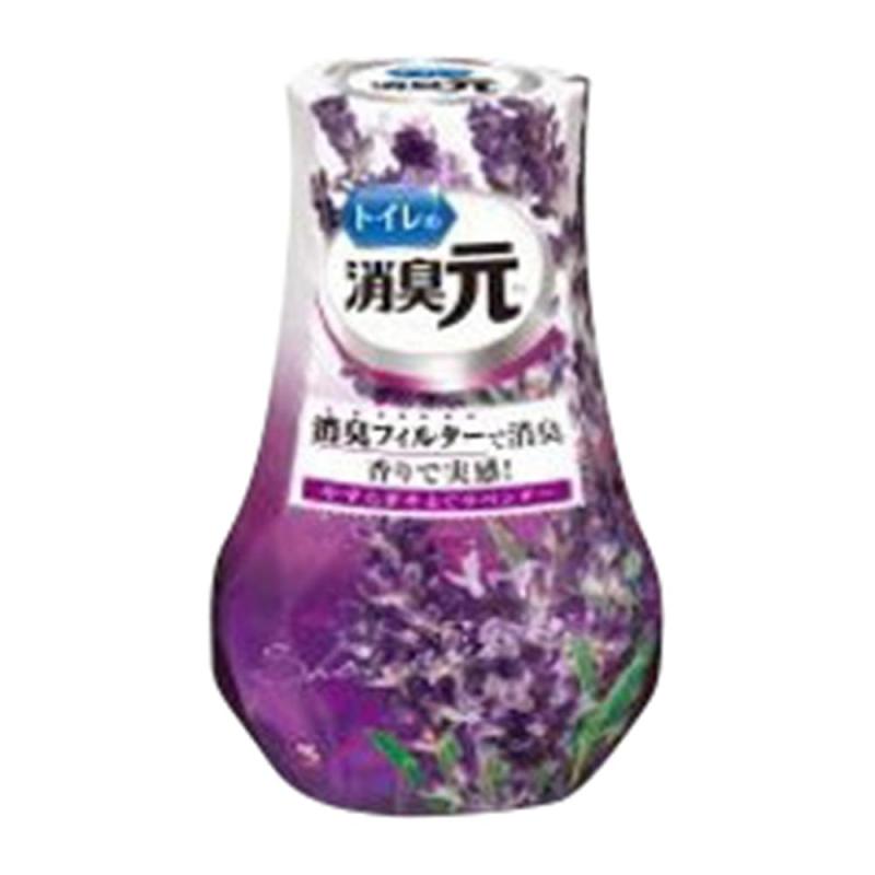 消臭元 トイレの やすらぎそよぐラベンダー 消臭芳香剤 トイレ用 置き型 400ml<b>原産国 :</b> 日本<b>原材料 :</b> アミノ酸系消臭剤、香料、界面活性剤(非イオン、陰イオ...