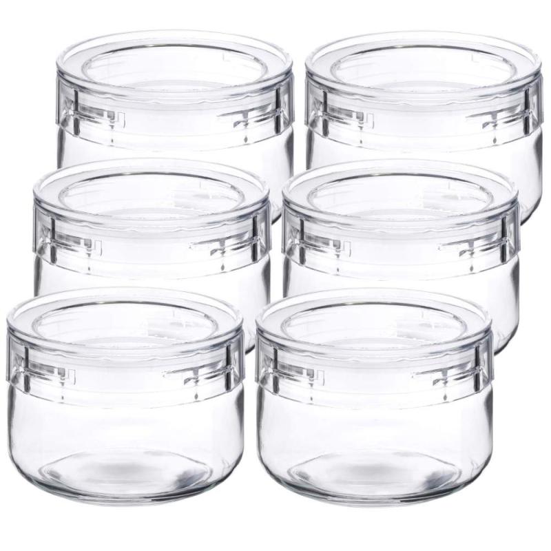 【まとめ買い】 星硝 セラーメイト チャーミークリアタフ セット 350ml (6個セット)材質:本体/ソーダーライムガラス フタ/トライタン(飽和ポリエステル) パッキン/エラストマー(熱可塑性エラストマー)原産国:日本本体サイズ:胴径1...