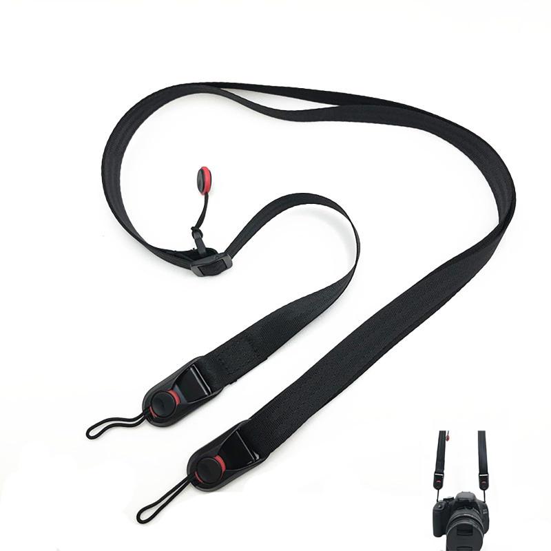 [LeTradeJP] カメラ ストラップ 首掛け ネック 軽量 斜め掛け 首掛け 長さ調整可能 ショルダー 外せる 着脱 着脱 デジカメ カメラ コンパクト カメラなど対応材質: ナイロン、長さ: 調節可能で82cmから150cmまで、重...