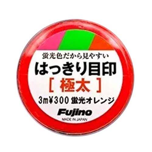 Fujino(フジノ) はっきり目印 極太 3m A-98O 蛍光オレンジ品番: A-98O長さ: 3m太さ:極太色:蛍光オレンジフジノ目印サイズ表:極太: 880d(デニール)